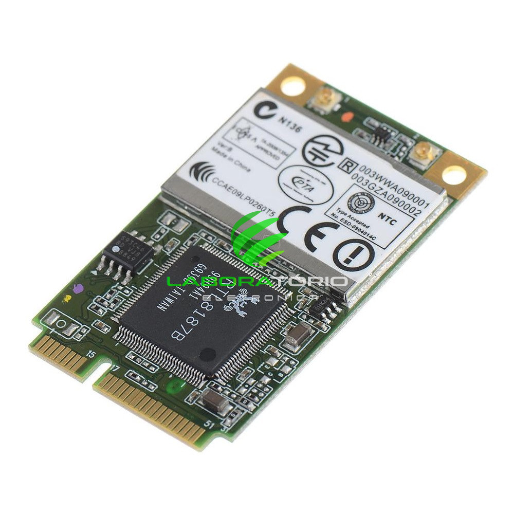 RTL8187B Placa Wireless - Laboratório Eletrónica